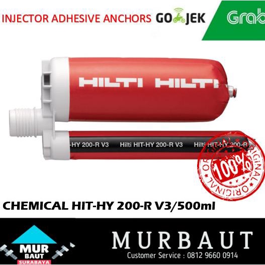 Jual TERMURAH LEM BETON CHEMICAL LEM ANGKUR dan REBAR HILTI HIT HY V3 ...