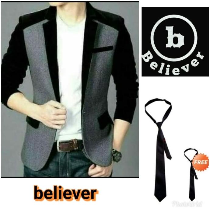 Jual New Blazer Pria-Jas Blazer Pria-Jas Blazer Pria Premium Hitam ...