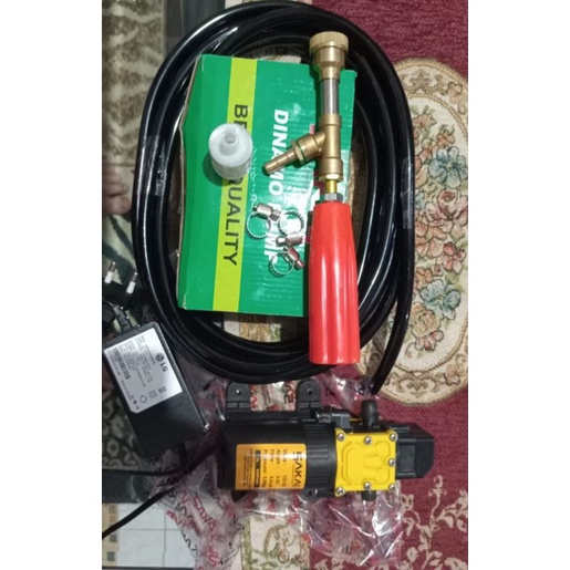 Jual alat cuci motor mobil portable pompa dinamo | Shopee Indonesia