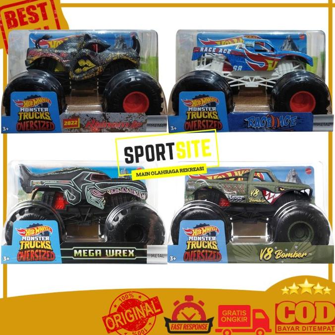 Jual Hot Wheels Monster Trucks 1/24 Oversized Giant Mobil Diecast ...