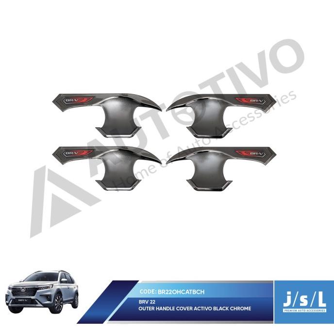 Jual All New BRV 2022 Outer Handle Activo Black Chrome JSL Mangkok Pintu | Shopee Indonesia