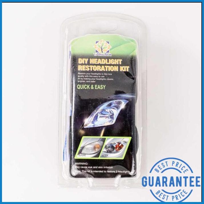 Jual PJM - YAHESDI PEMBERSIH LAMPU MOBIL DIY HEADLIGHT RESTORATION KIT ...
