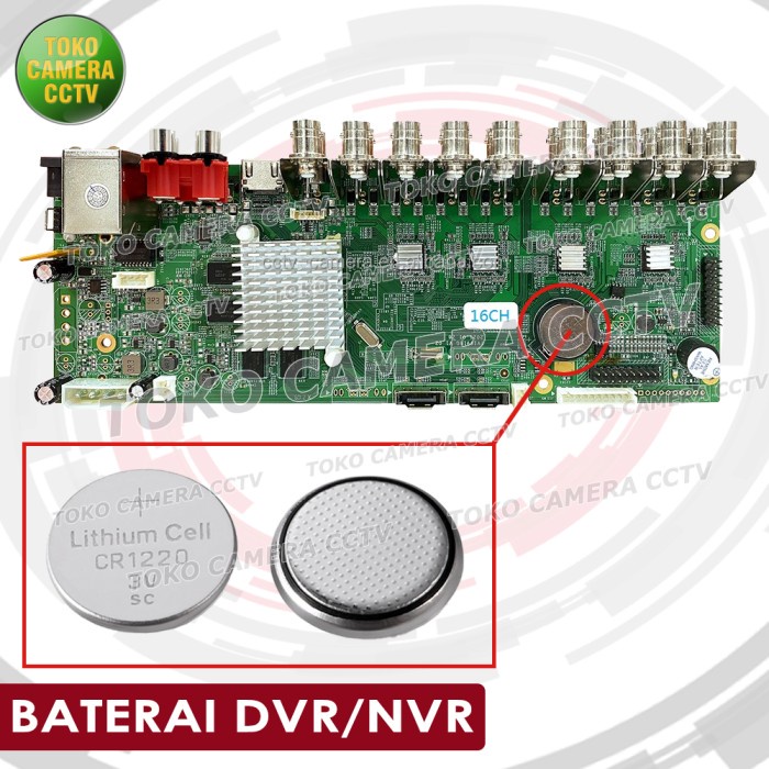 Jual Bestseller Dvr Nvr Baterai Battery Batre Cmos | Shopee Indonesia