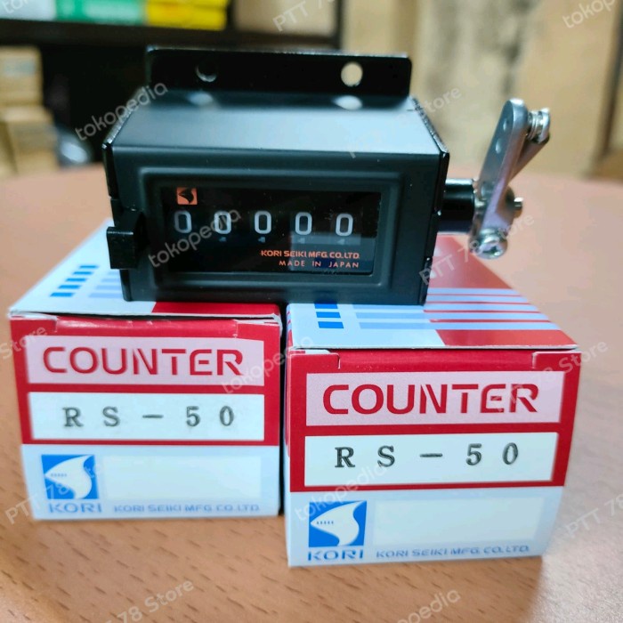Jual TOP PRODUCT Mechanical Ratchet Counter KORI type RS-50 | Shopee ...