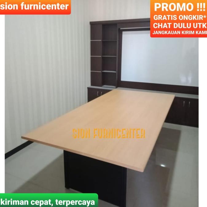 Jual meja meeting kantor / meja rapat minimalis / mejameeting ...