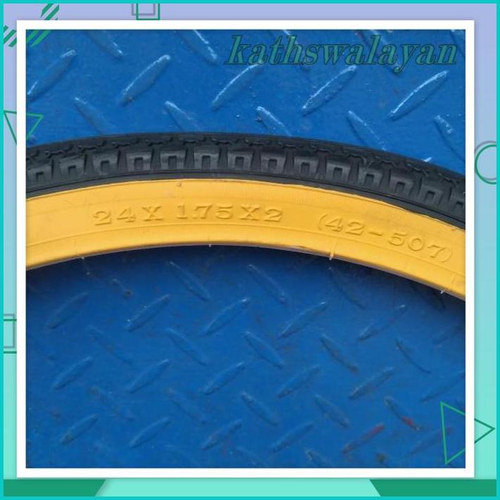 Jual BAN LUAR SEPEDA 24 X 1.75 24X1.75 24X175 175 SWALLOW/DELI TIRE HALUS - TAN WALL/CREAM ...