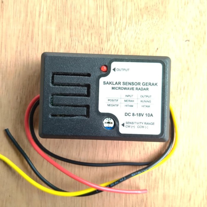 Jual NEW SERIES SAKLAR SENSOR GERAK BENDA DAN MANUSIA DC 12V (8-18V ...