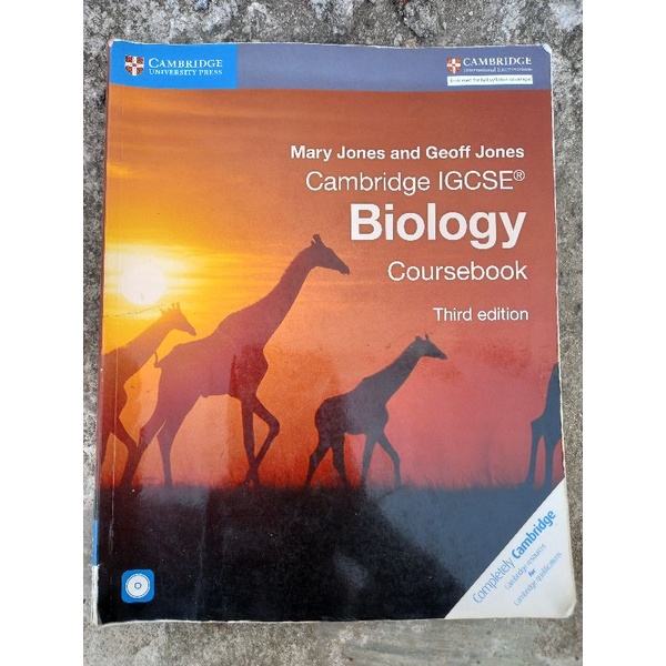 Jual Cambridge Igcse Biology Coursebook Third Edition Shopee Indonesia