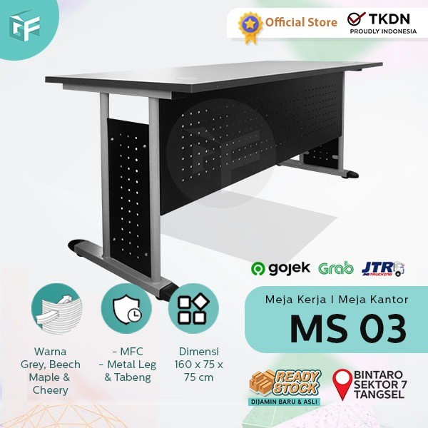 Jual Best Seller Meja Kerja Meja Kantor Manager Aditech Ms 03 (Luar ...