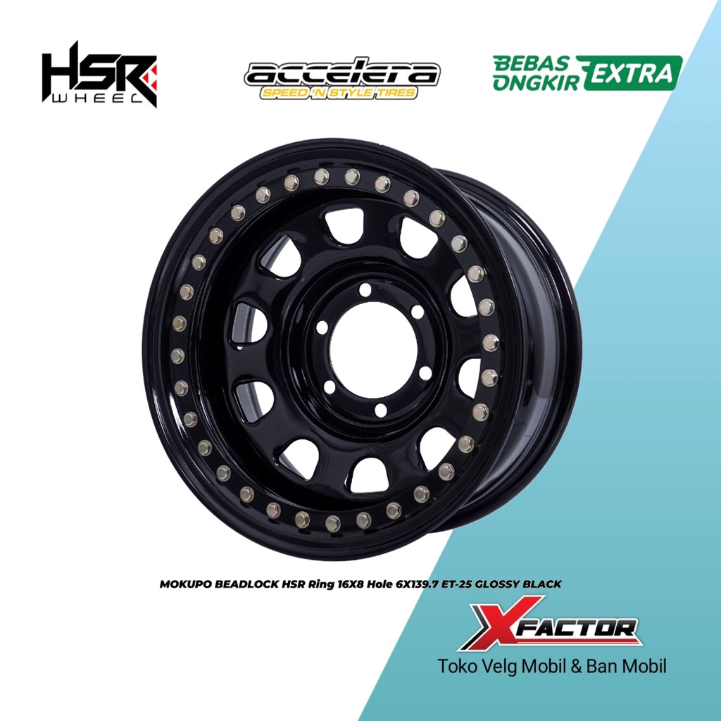 Jual VELG OFFROAD MODEL BEADLOCK RING 16 PCD 6X139,7 COCOK UNTUK ...