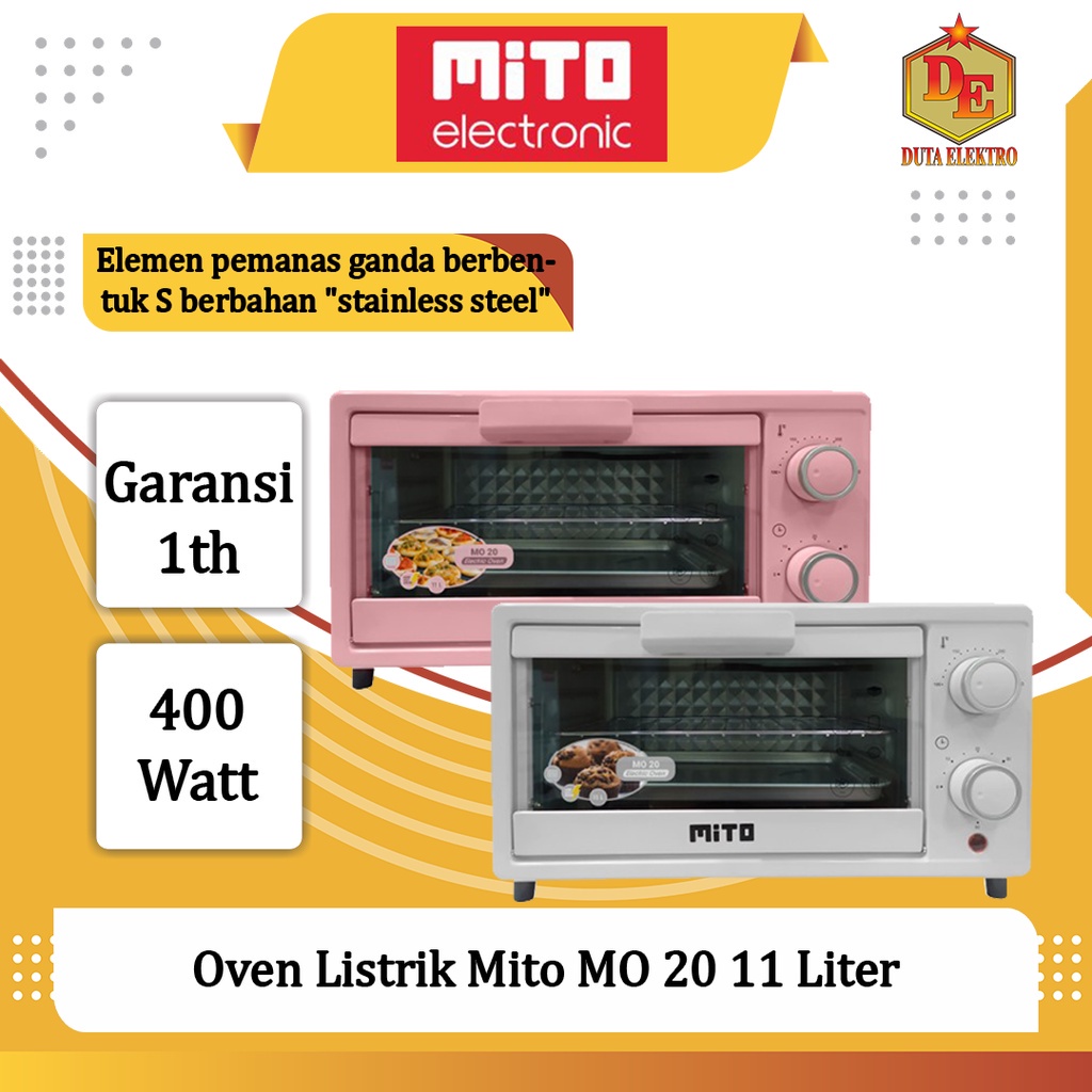 Jual Oven Listrik Mito MO 20 11 Liter | Shopee Indonesia