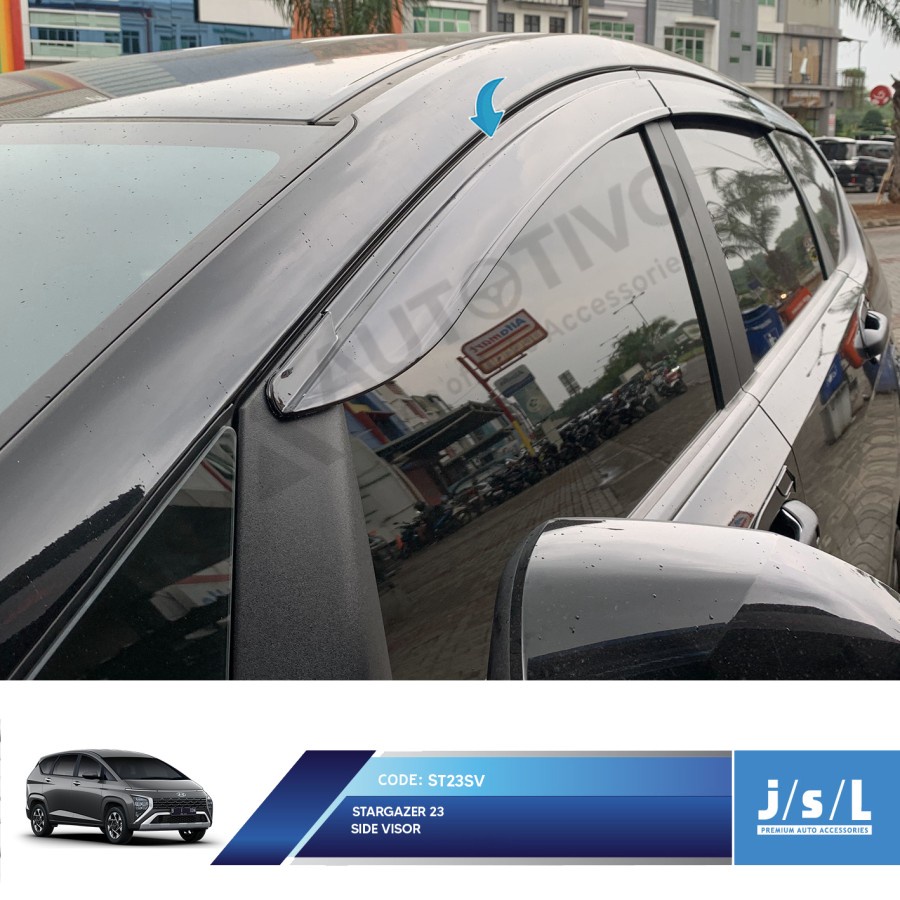 Jual Hyundai Stargazer Side Visor Injection JSL Talang Air | Shopee Indonesia