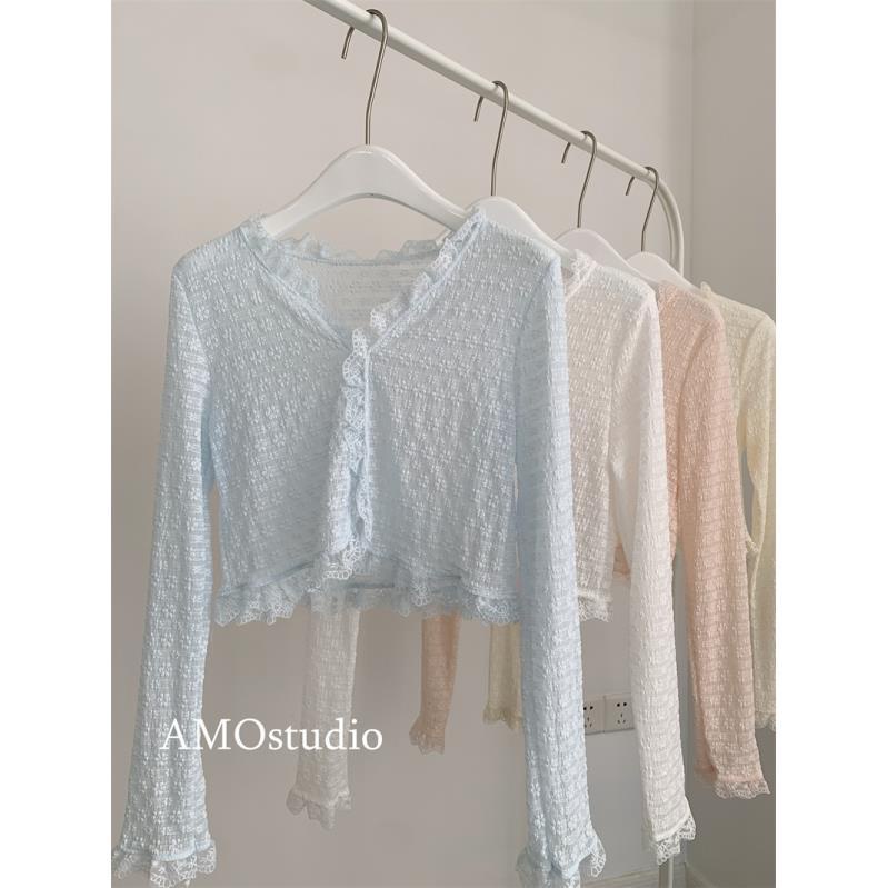 Jual Renda Tali Selvedge Kardigan Pelindung Matahari Keinginan Murni ...