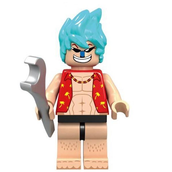 Jual One Piece Franky Straw Hat Pirates Topi Jerami Minifigure Lego ...