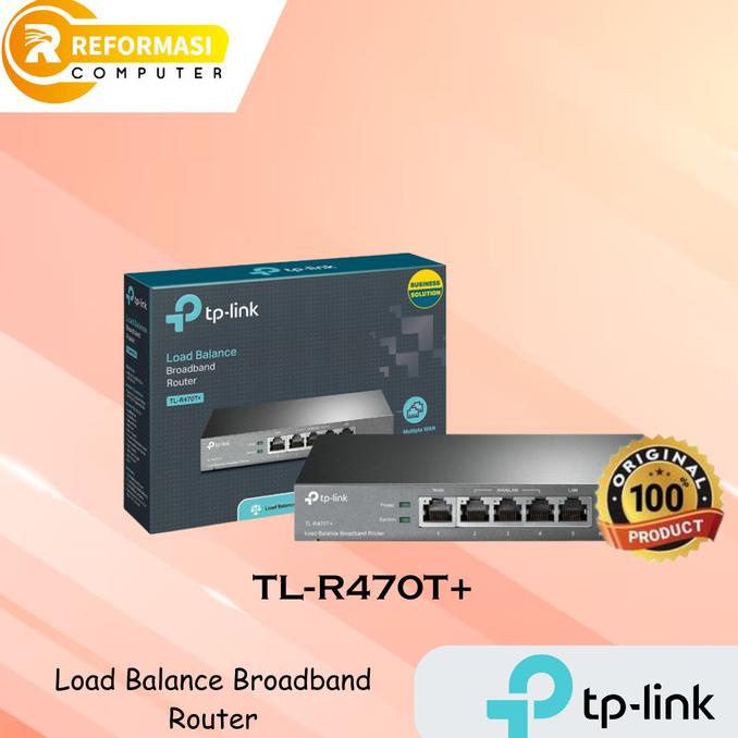 Jual TP-Link TL-R470T+ 5-port Fast Ethernet Multi-Wan Route Load ...