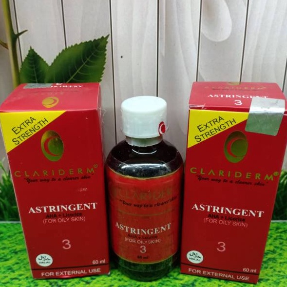 Jual Id J4v9U Toner Clariderm Astringent AHA / Alkohol Klariderm ...