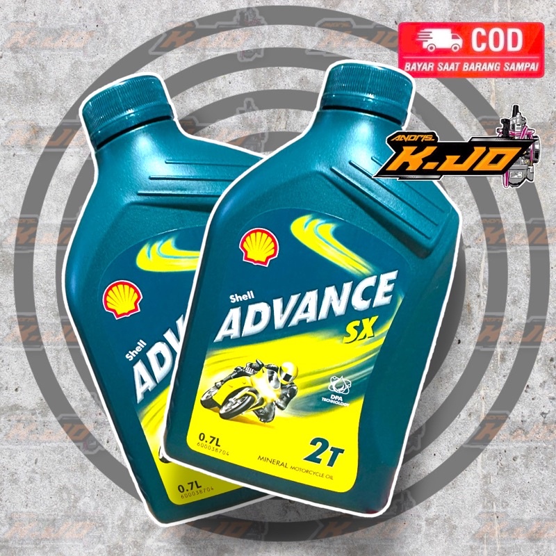 Jual Oli Samping Shell Advance SX 2Tak 700 ML Oli Motor 2 Tak Original ...