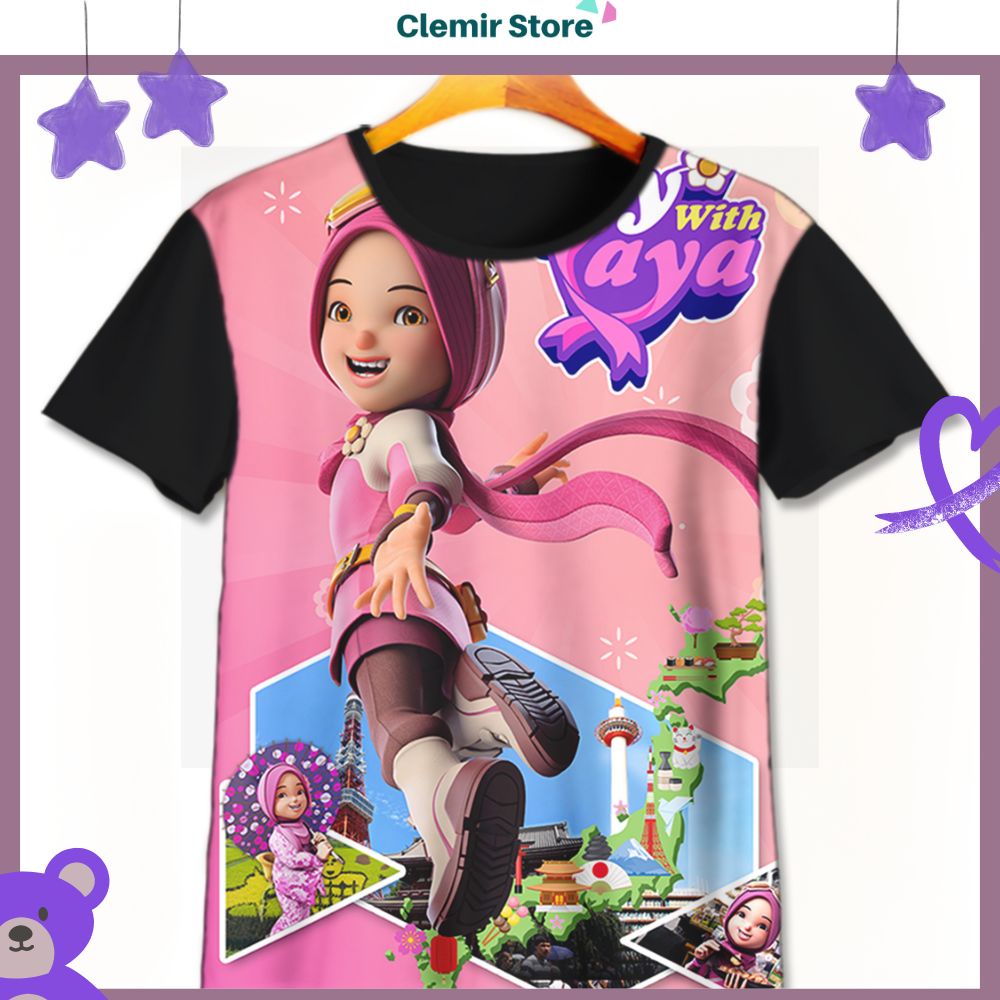 Jual Kaos Anak Yaya Boboiboy Fly With Yaya Untuk Usia 1-12 Tahun | Baju ... Jual Kaos Anak Yaya Boboiboy Fly With Yaya Untuk Usia 1-12 Tahun | Baju ...