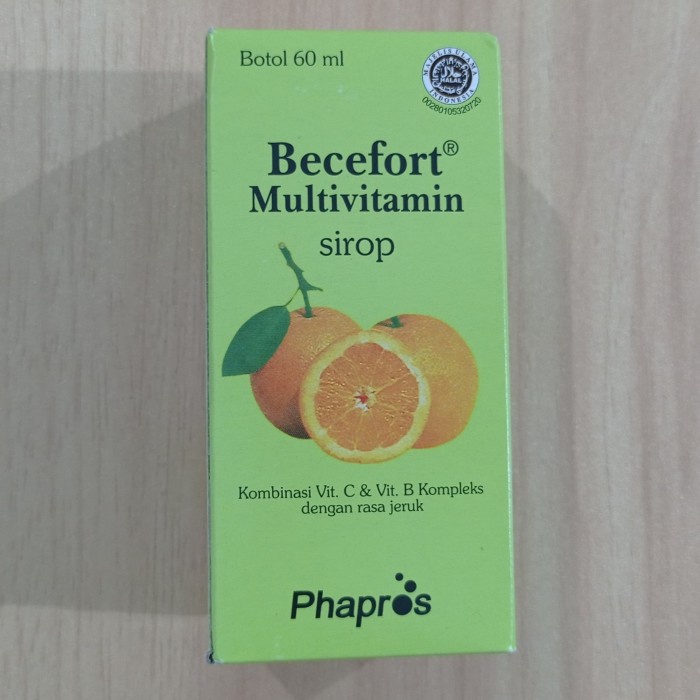 Jual Multivitamin Pertumbuhan dan Penyembuhan Becefort Sirup 60 ml ...