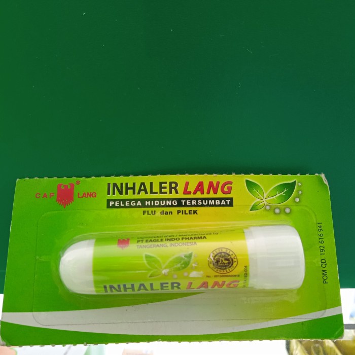Jual Obat Pelega Hidung Tersumbat Inhaler Cap Lang | Shopee Indonesia