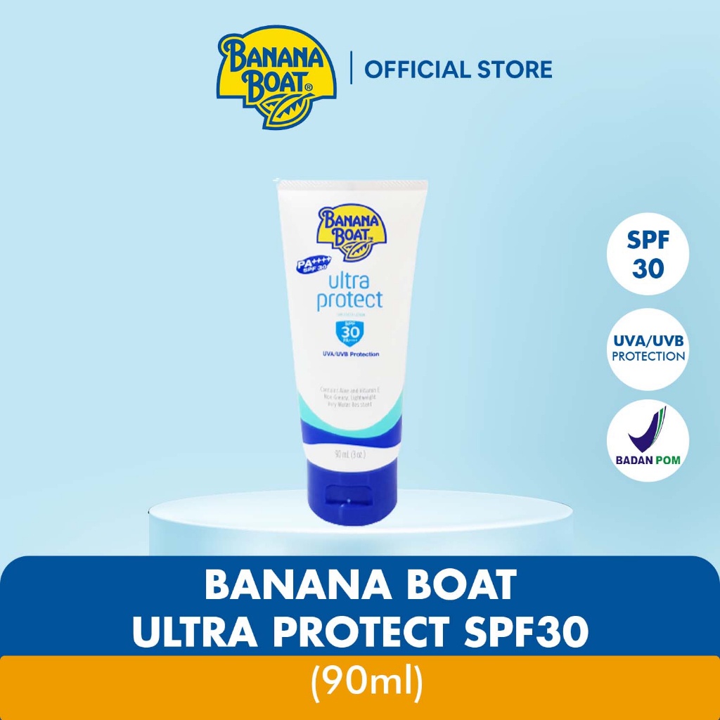 Jual Banana Boat Sunblock Ultra Protect SPF 30 90 mL | Shopee Indonesia