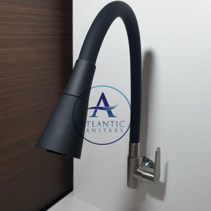 Jual Kran fleksibel hitam SUS 304 dinding/kran cuci piring fleksibel ...