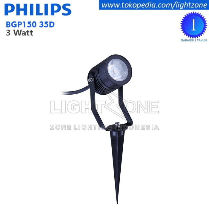 Jual Lampu Sorot Led Outdoor Philips Bgp150 3W Taman Tancap | Shopee ...