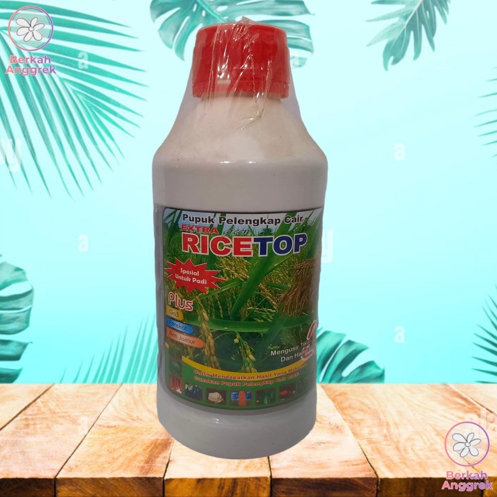 Jual Ricetop 1 Liter Pupuk Penambah Bobot Padi dan Pengusir Tikus | Shopee Indonesia