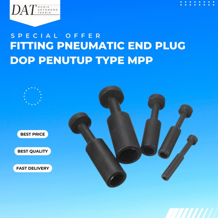 Jual MPP 4 Fitting End Plug Connector Pneumatic Dop Penutup Slip Lock ...