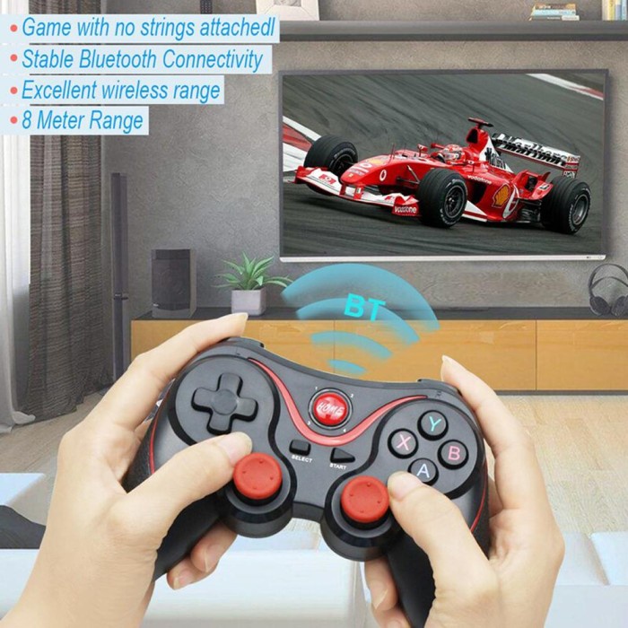 Jual Stik Ps Bluetooth Wireless Hp Gamepad X3 Bluetooth Wireless ...