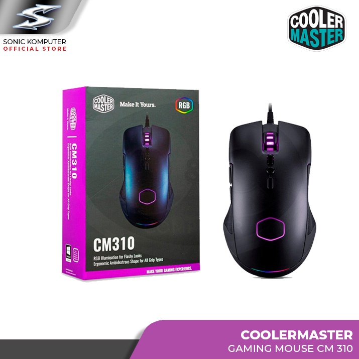 Jual Mouse Gaming Cooler Master CM310 RGB ( RacunTech Edition ...