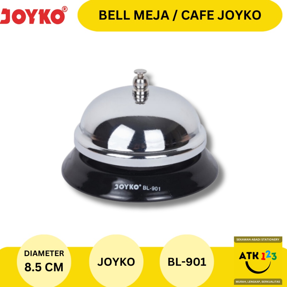 Jual LWER-80 Bel Meja / Call Bell Desk Admin Restoran Hotel Cafe Joyko BL-901 Stainless Silver ...