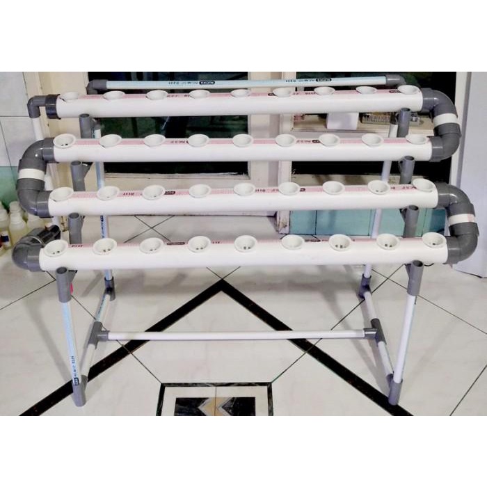 Jual Paket Instalasi Modul Hidroponik Set Starter Kit Nft Pipa 2 Dim ...