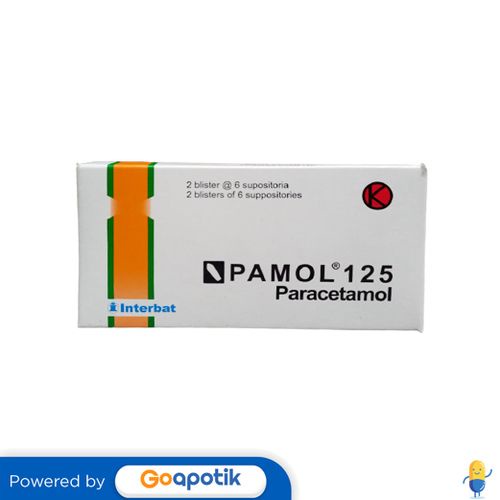 Jual PAMOL 125 MG BOX 12 SUPPOSITORIA | Shopee Indonesia