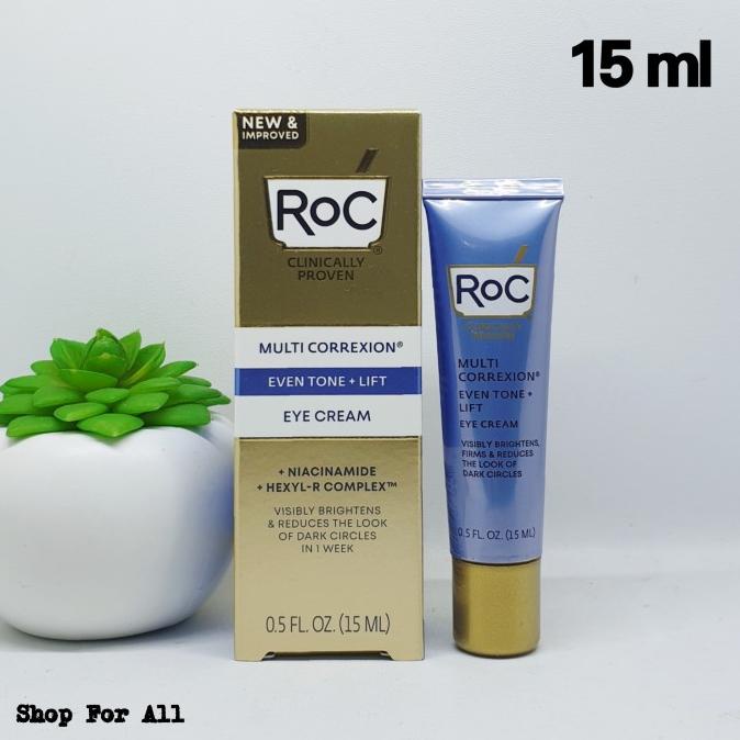 Jual ROC Multi Correxion Eye Cream Even Tone + Lift 5 in 1 - 15ml / 15 ml | Shopee Indonesia