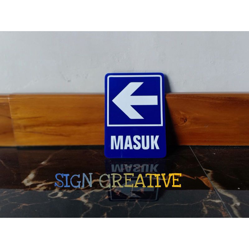 Jual SIGNAGE AKRILIK / Papan penanda Restroom/exit/masuk/woman/man ...