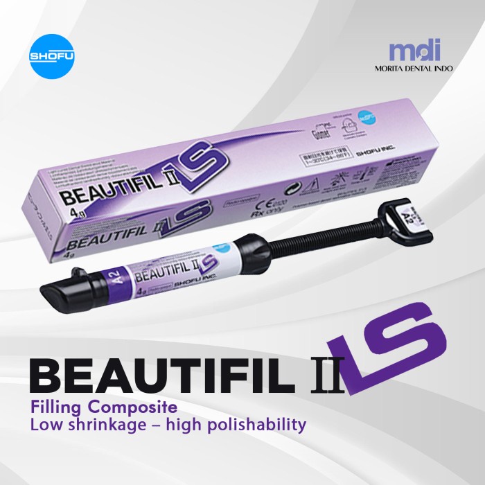 Jual Dental Composite SHOFU BEAUTIFIL II LS isi 4gr | Shopee Indonesia