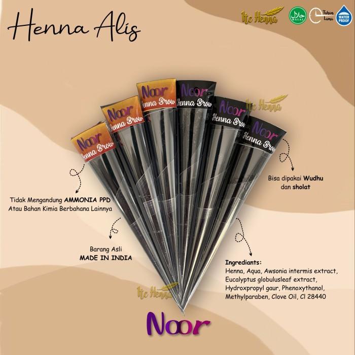 Jual Henna Alis Warna Coklat Dan Hitam ( 1 Box Isi 12 Pcs ) | Shopee ...