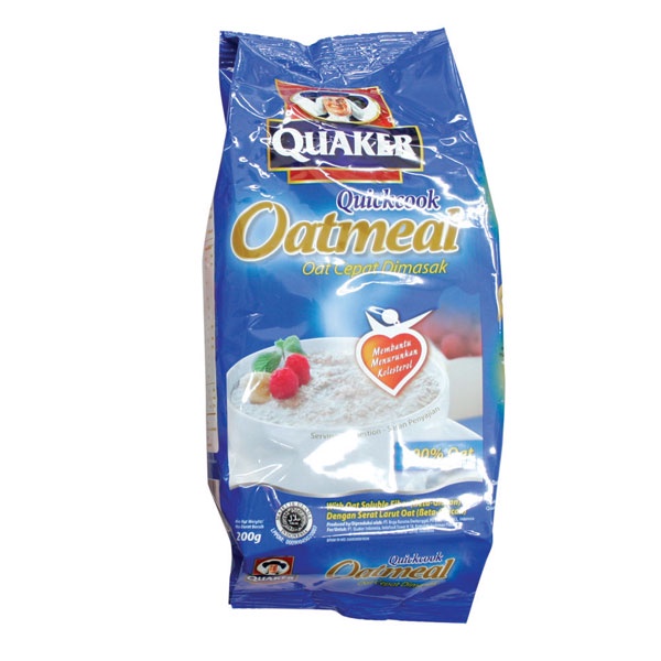 Jual QUAKER QUICK COOKING BIRU 200 GR - SEREAL | Shopee Indonesia