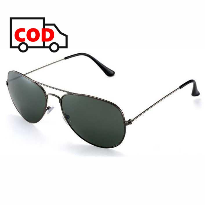 Jual Kacamata Pilot Aviator Frame Aluminium Anti Rusak Keren Stylish ...