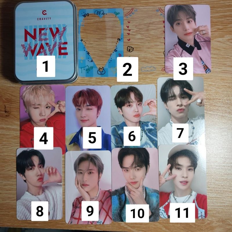 Jual CRAVITY PC PHOTOCARD SET NEW WAVE POP UP STORE MINHEE JUNGMO ...