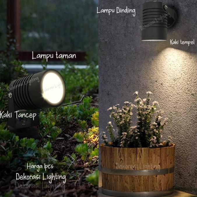 Jual Lampu sorot taman waterproof spotlight plafon dinding tancap ...