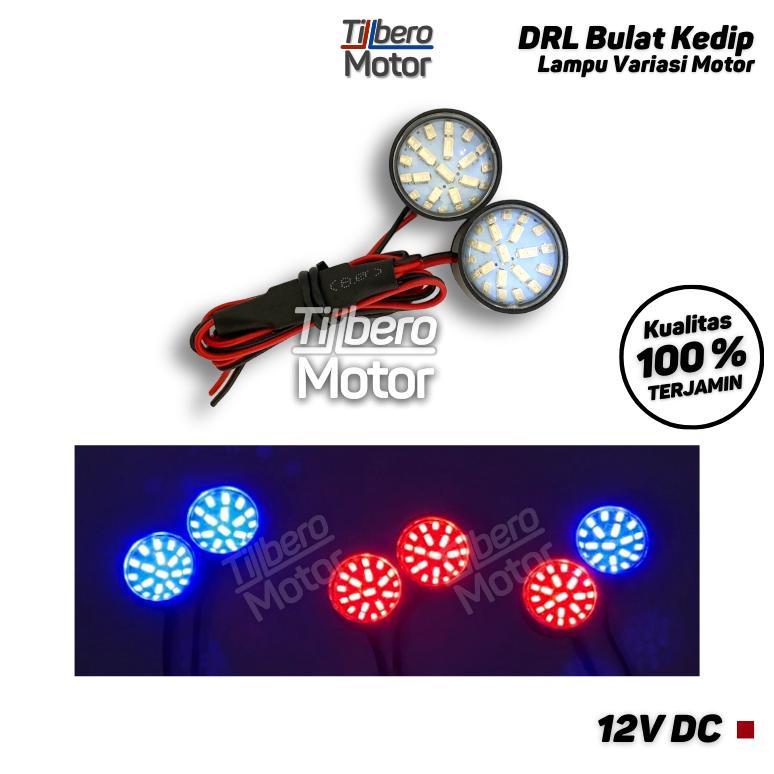 Jual Suku Cadang Lampu Led Kedip Bulat Mini 2 Mode Flash Blitz Kelip ...