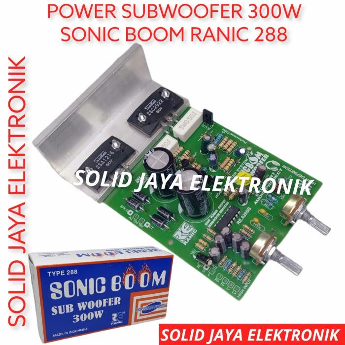 Jual Kit Power Subwoofer Sonic Boom 300W Sub 300 Watt W Plus Psu Ranic ...