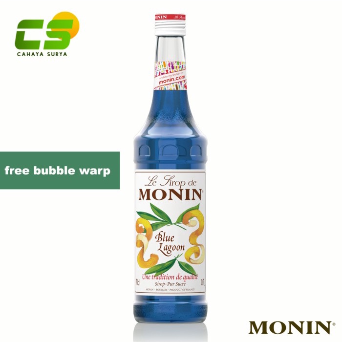 Jual Monin Syrup/Sirup - Blue Lagoon Syrup 700 Ml | Shopee Indonesia