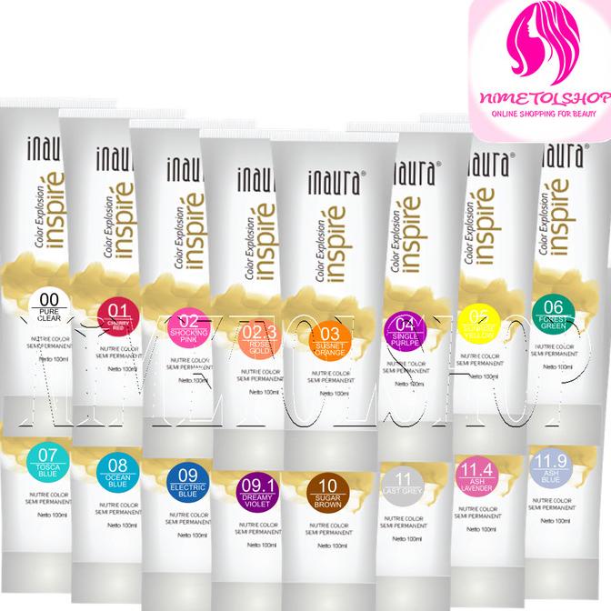 Jual INAURA Inspire Hair Color Explosion 100ml Cat / Warna Rambut ...