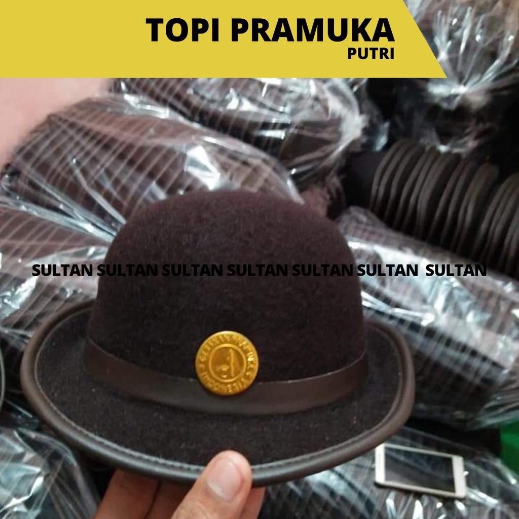 Jual C9T TOPI PRAMUKA BARET BONI PRAMUKA BONI PUTRI LAKEN DAN RAJUT DAN ...