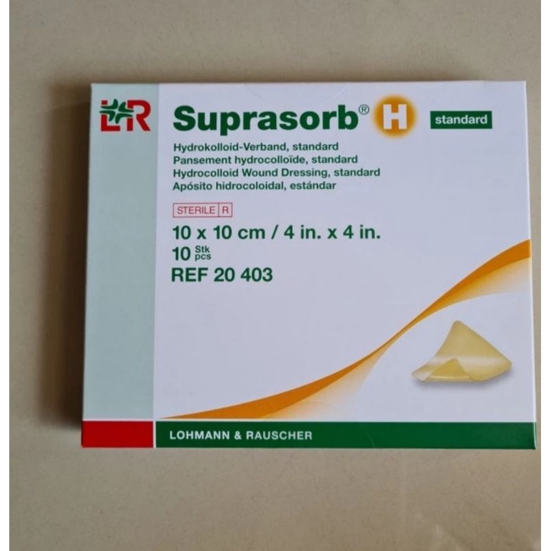 Jual Suprasorb H 10x10 Hidrocolloid Woud Dressing Bulatan Luka Modern ...