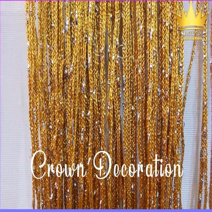 Jual Tirai Benang Gliter 3x3 Meter - TIrai Perlengkapan Dekorasi Rumah ...