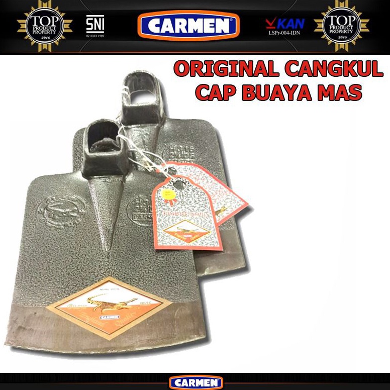 Jual HARGA TERMURAH!. cangkul cap buaya asli no 1 pacul baja asli buaya ...